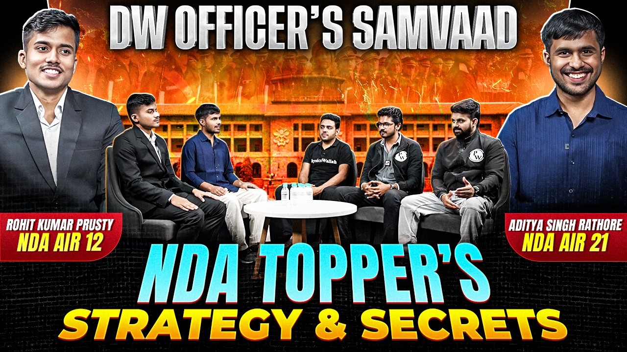 Inside NDA Toppers’ Mindset 🔥 AIR 12 & AIR 21 on NDA 2026 Exam & SSB ...