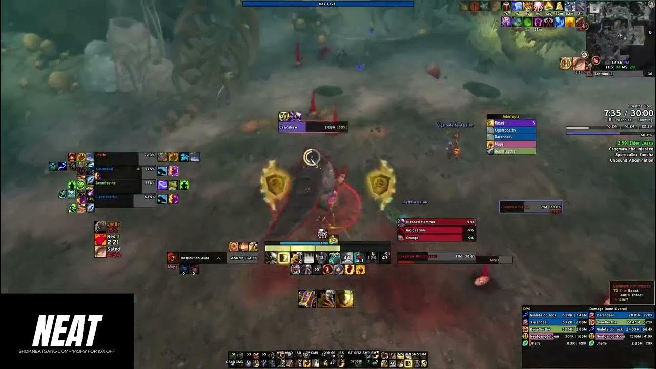 Conquering the Mighty Cragmaw Boss - Underrot Mythic+ Dungeon Guide | World of Warcraft ...