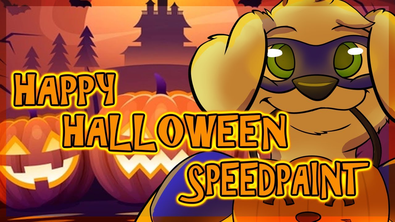 Trick or Treat Halloween // Furry Art Speedpaint - YouTube