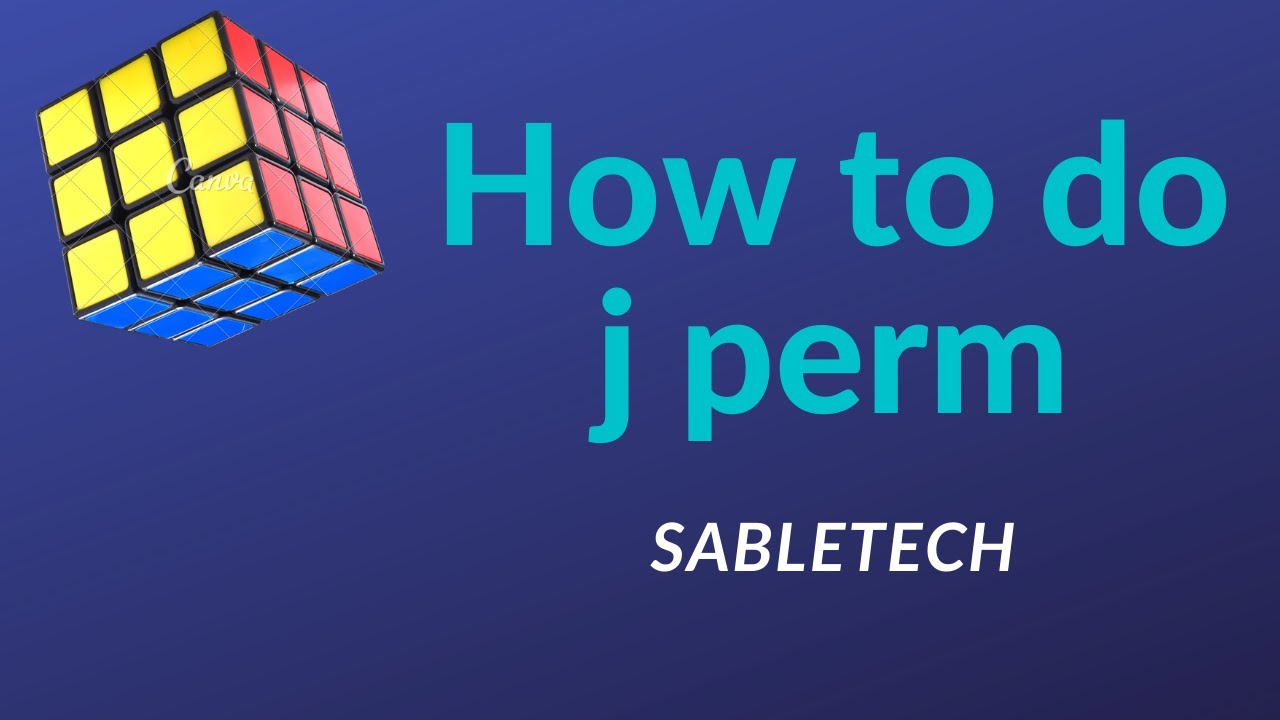 how to do j perm(with 3 by 3) - YouTube