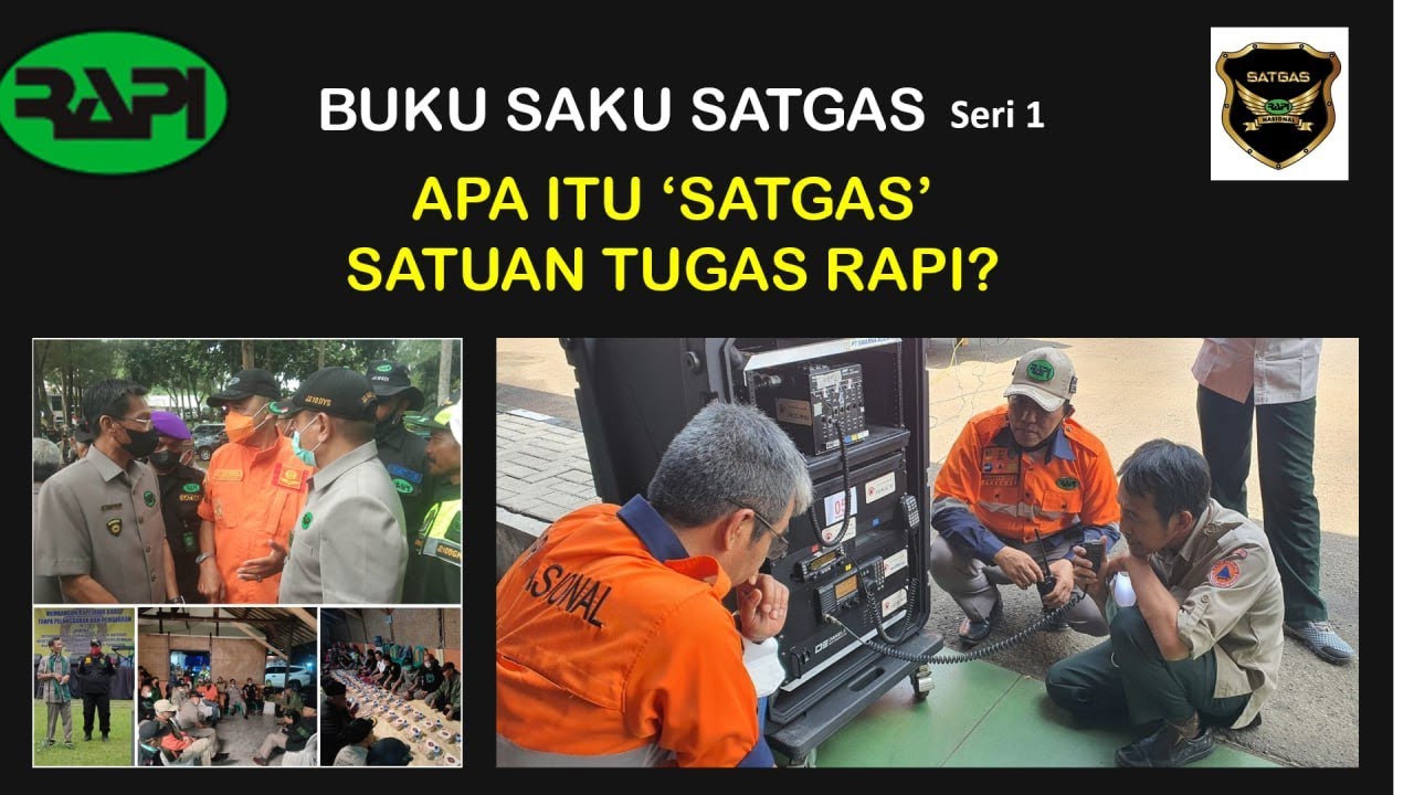 Buku Saku SATGAS RAPI Seri 1 Apa itu SATGAS RAPI - YouTube