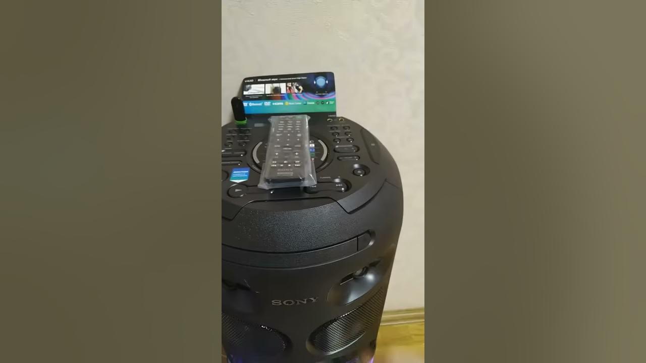 Колонка сони MHC V42 D - YouTube