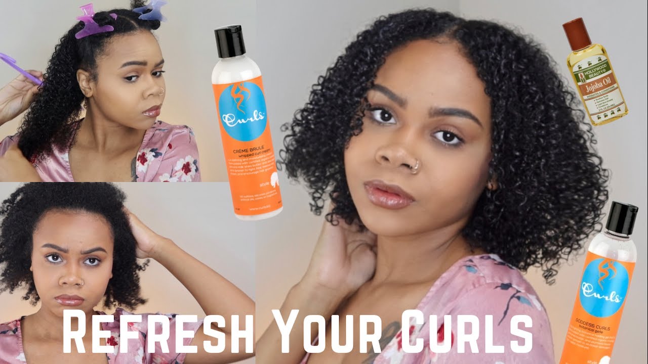 EVERYDAY CURL ROUTINE | REFRESH YOUR CURLS! - YouTube