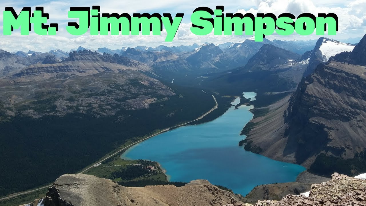 Mt. Jimmy Simpson Scramble Aug.14, #IcefieldsParkway (HD) - YouTube