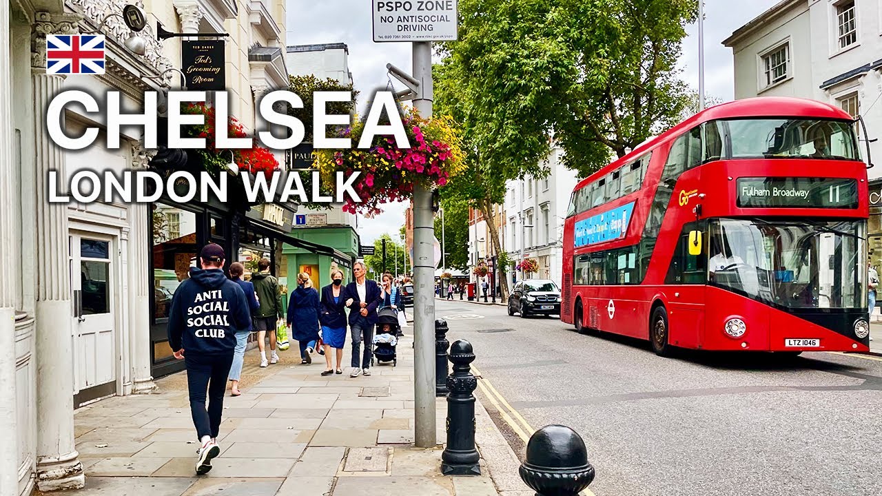London Chelsea Afternoon Walk | August 2021 (4K 60fps) - YouTube