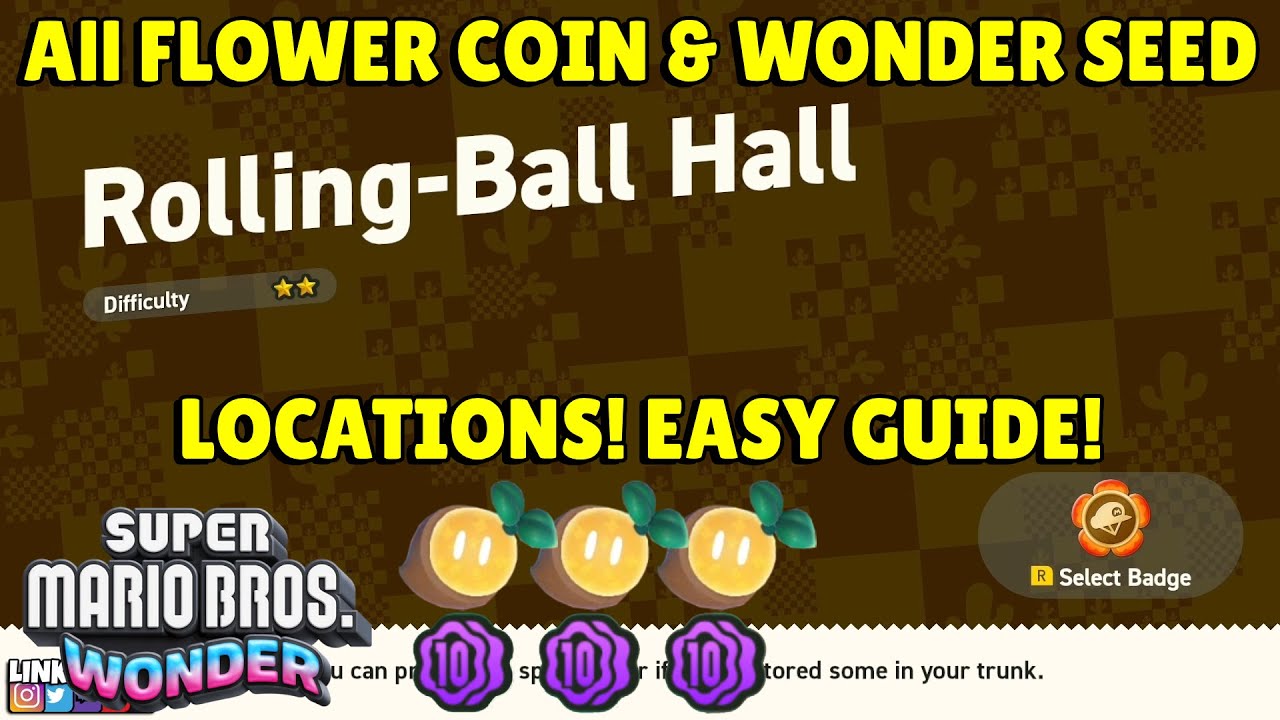 Mario Wonder | Rolling Ball Hall Guide | Sunbaked Desert - YouTube