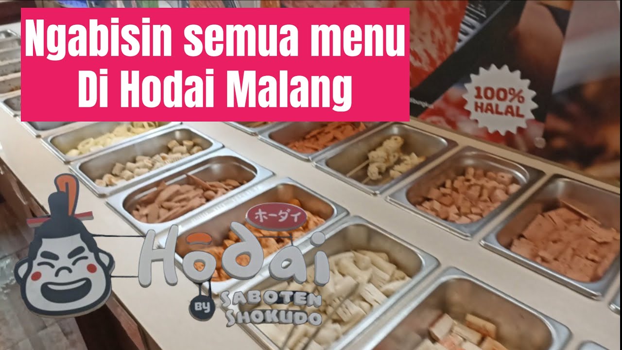KULINER MALANG | HODAI ALL YOU CAN EAT MALANG | MAKAN SEPUASNYA - YouTube