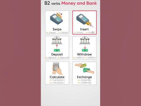 B2 verbs Money and Bank Vocabulary #shorts #english #ielts #toefl - YouTube