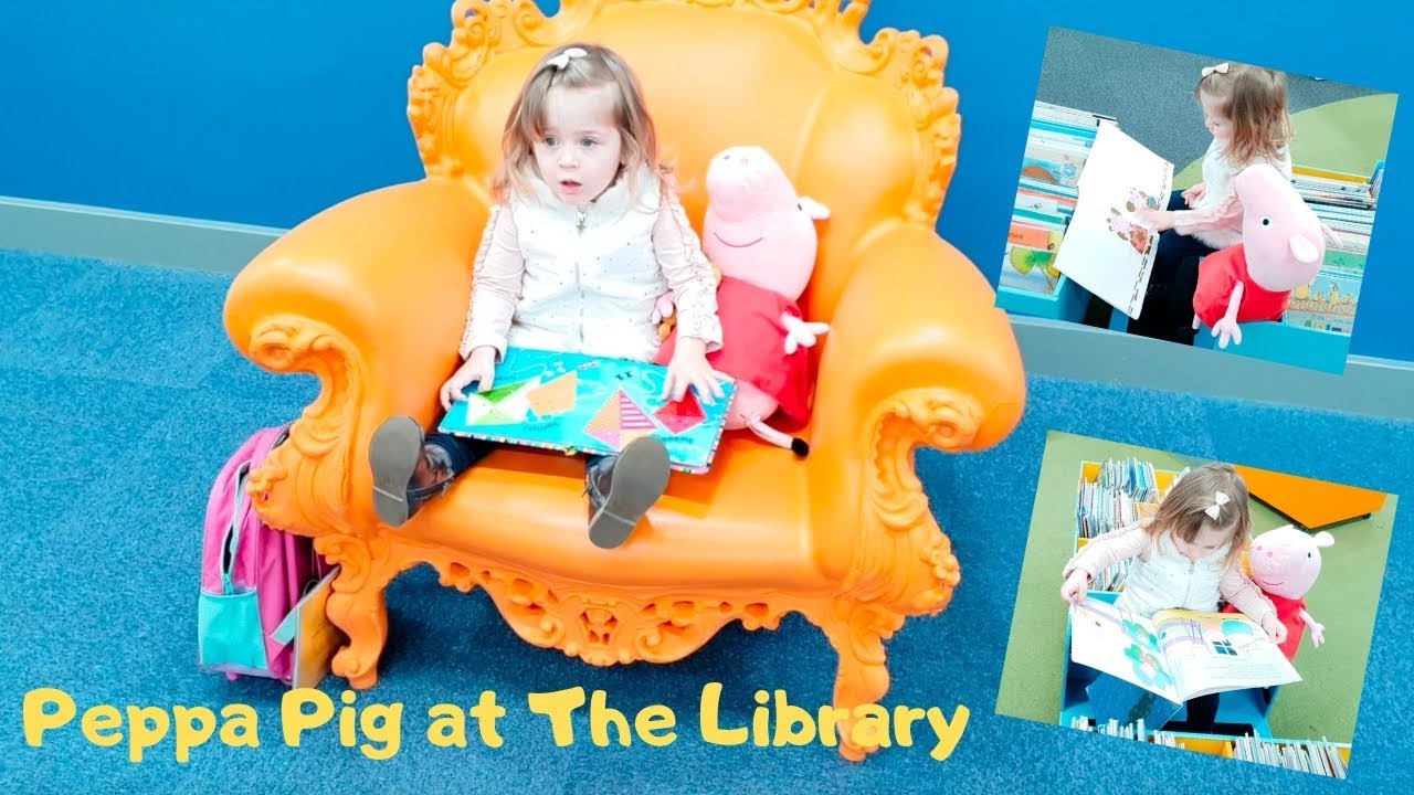 Peppa pig - The Library. - YouTube