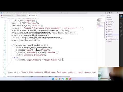 Part 6 - PHP and MYSQL - prepared statements - YouTube