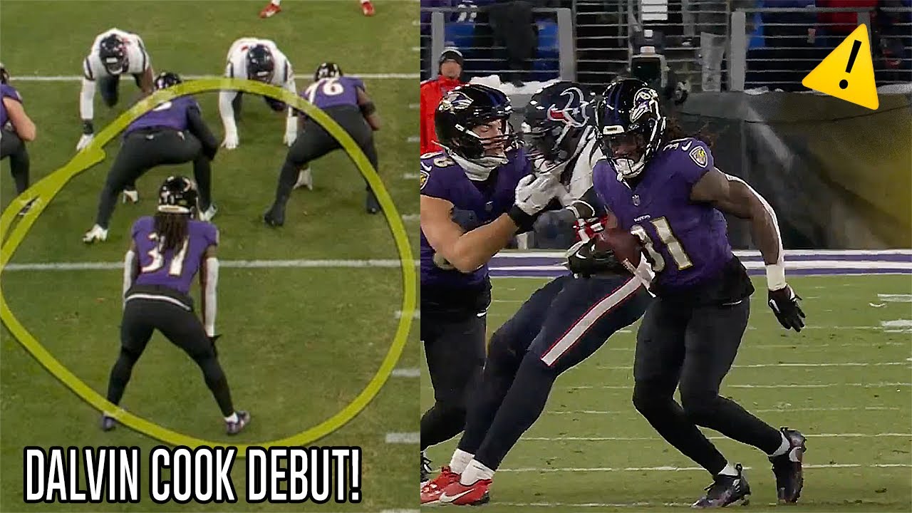 Dalvin Cook [Ravens Debut] FULL Highlights vs Texans ⚡️😱 INSTANT IMPACT ...