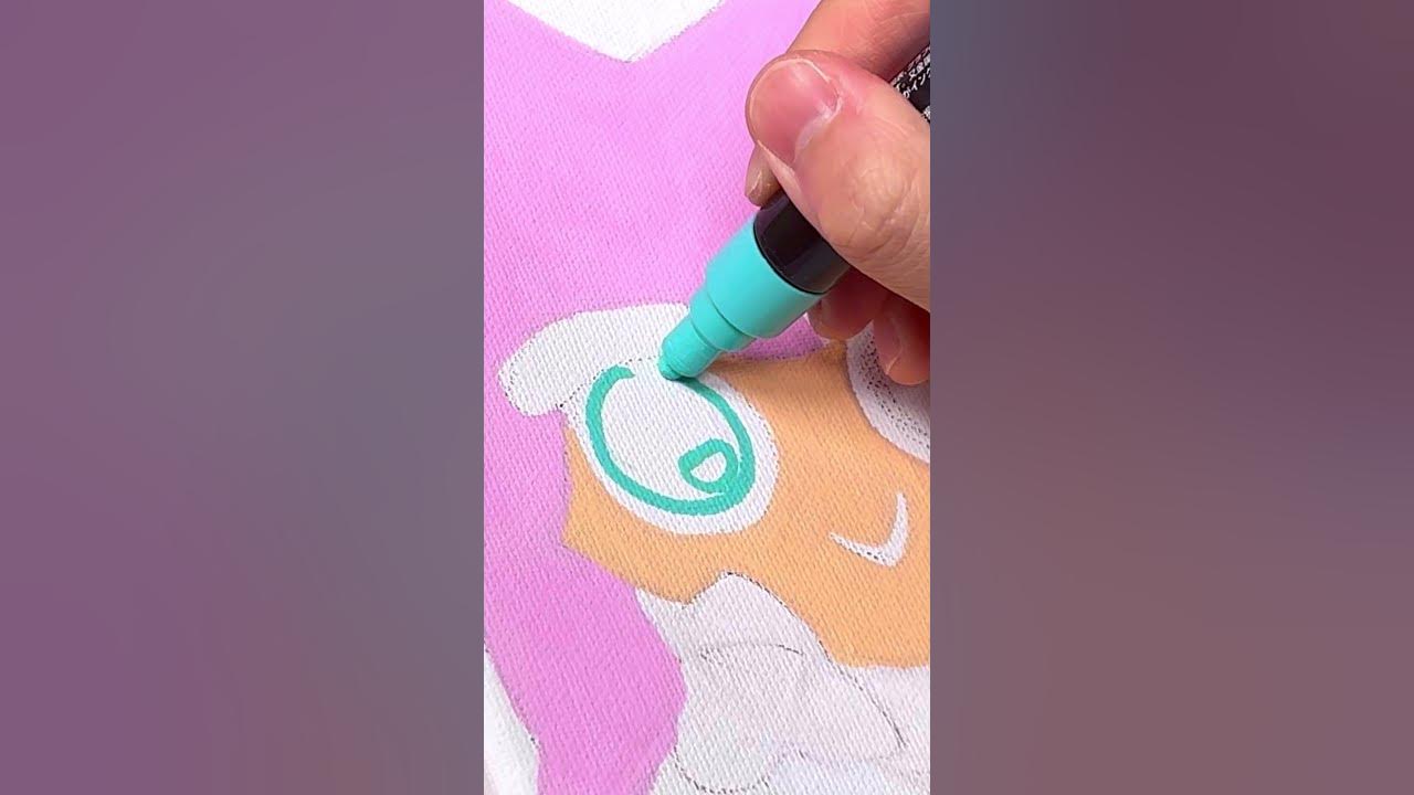 Drawing Cookie Run Kingdom Strawberry Crepe Cookie With Posca Markers