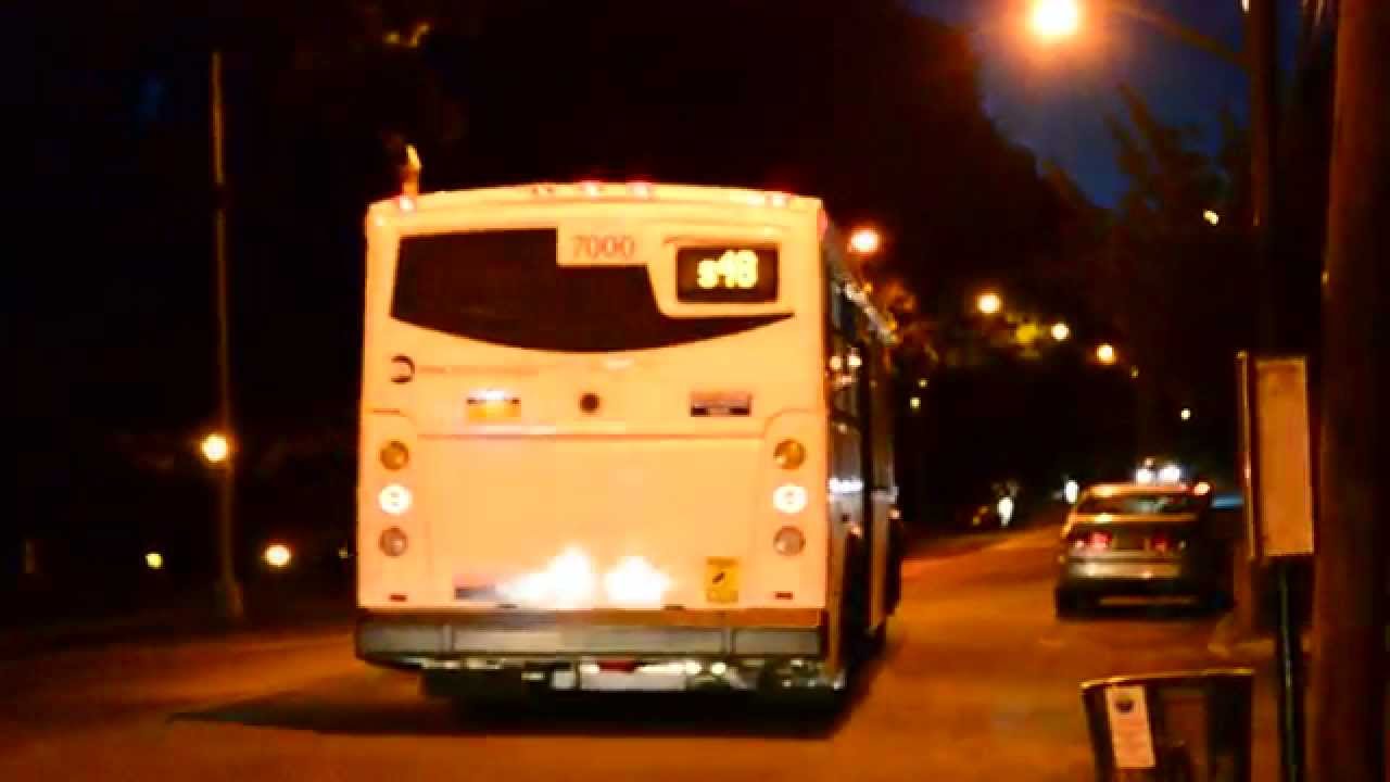 MTA New York City Bus 2011 Orion VII EPA10 / E10 "3G" 7000 On The S48 ...