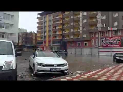 Batman’da araçlar ve işyerleri sular altında kaldı / 28 03 2016 / BATMAN