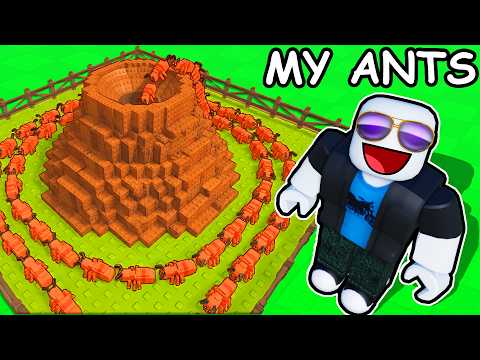 gathering INFINITE Sugar with my ANT HILL in Roblox...