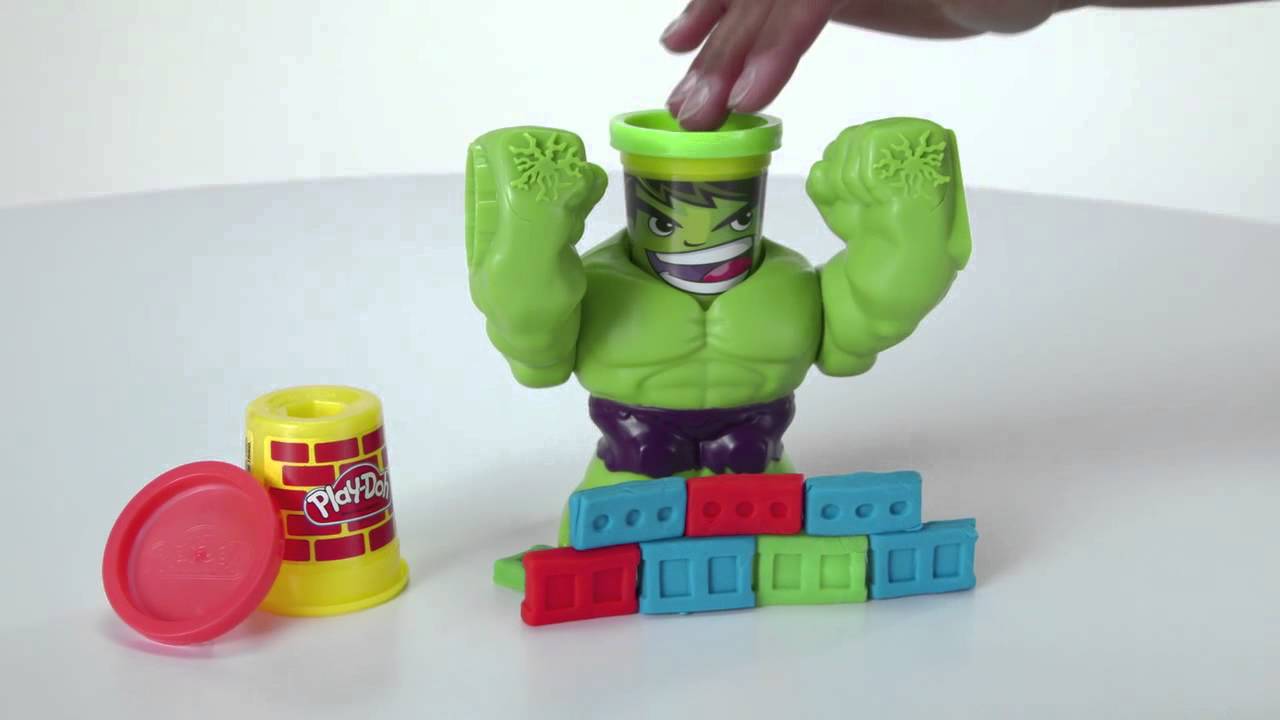 Play-Doh Hulk Smasher Speelset - Demo - YouTube