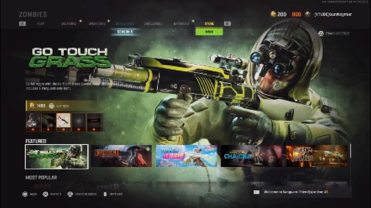 Go Touch Grass Operator Bundle Season 5 Last Stand - YouTube