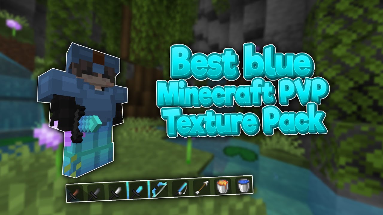 BEST Blue Minecraft PVP Texture Pack in Hypixel Bedwars (FPS BOOST 16X ...