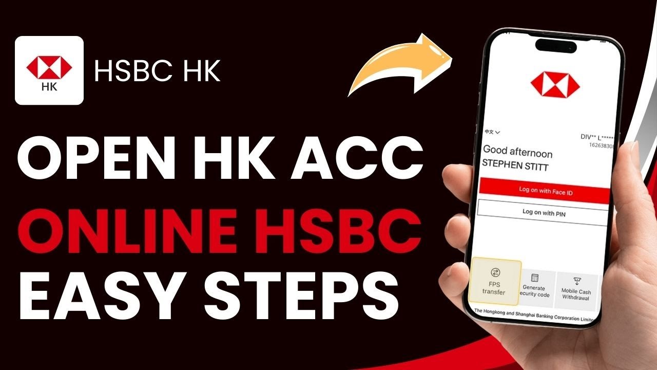 How to Open HSBC Bank Account Online Hong Kong - YouTube