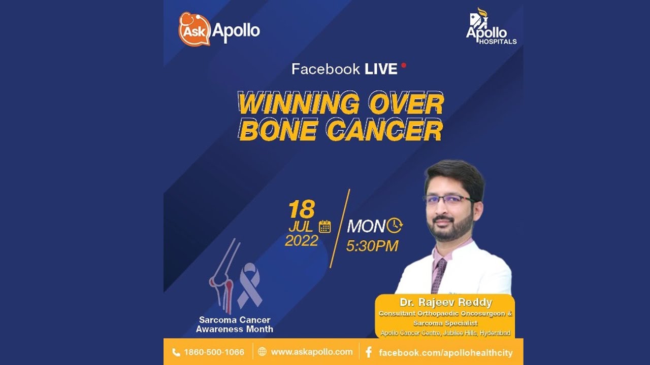 "Winning Over Bone Cancer". Discuss your queries live with Dr. Rajeev ...