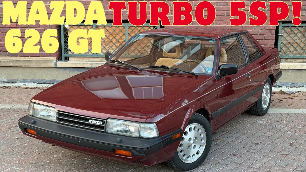 1986 Mazda 626 GT Turbo Coupe with 5sp manual trans. 51k mile all ...