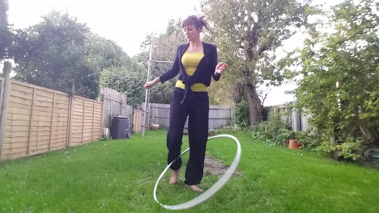 First hoop practice in ages :) hula hoop flow - YouTube