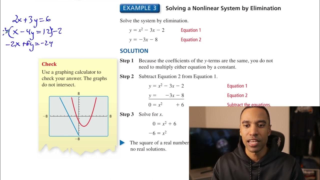 Big Ideas Math [IM2]: 4.8 - Solving Nonlinear Systems of Equations ...