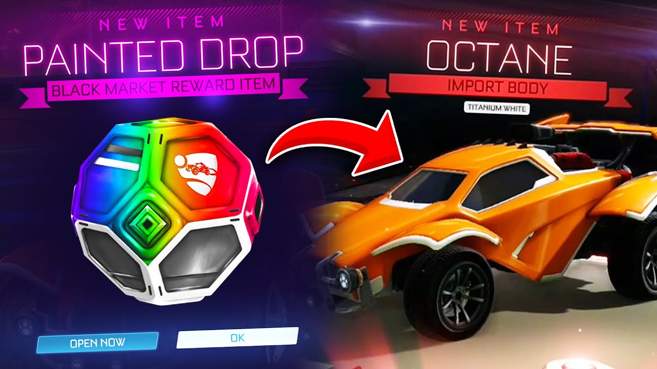 NEW PAINTED DROP OPENING ON ROCKET LEAGUE! - YouTube