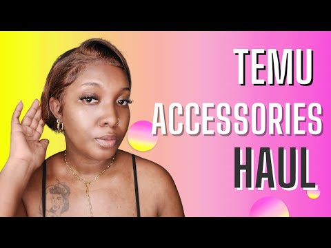 TEMU ACCESSORIES HAUL| #temu - YouTube