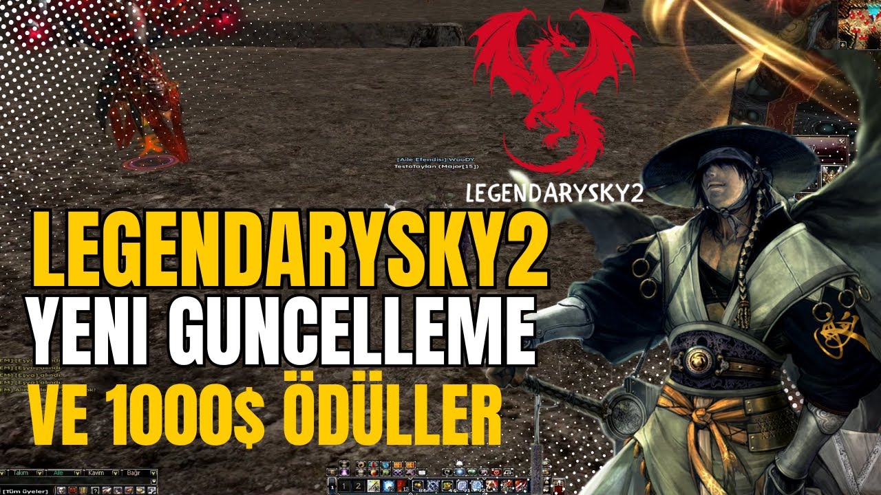 LegendarySky2 Yeni Güncelleme ve Büyük Ödüller|Karahan Online Sunucu Tanıtmı|12sky2 server ...
