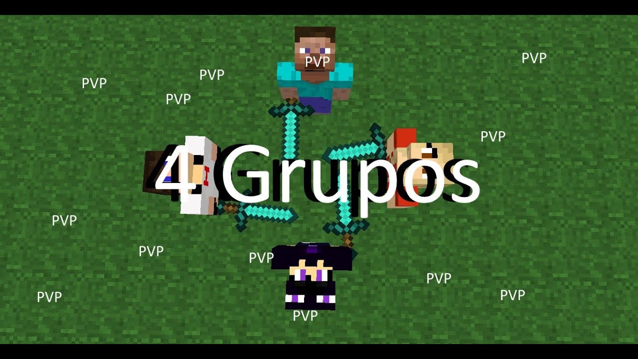 4 Grupos / 4 groups - Minecraft - Dimacraft - Minecraft Guerra - YouTube