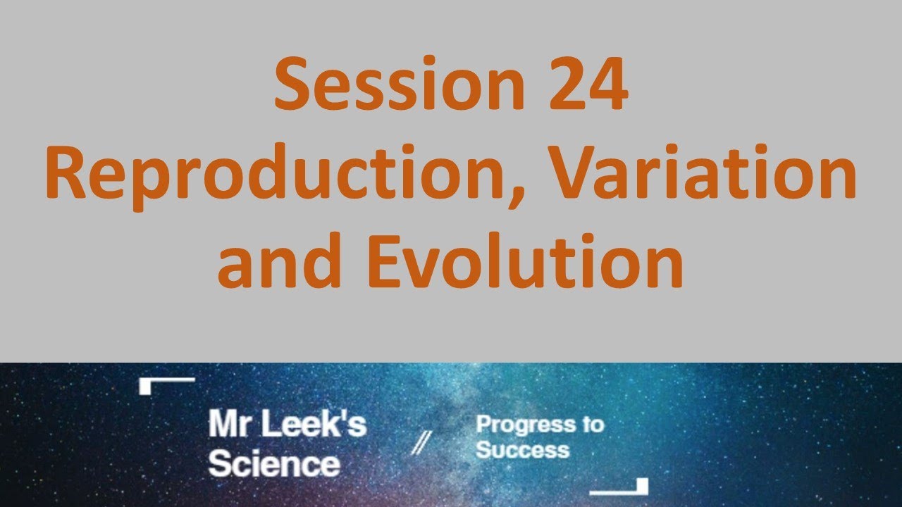 Session 24 B7 Reproduction, variation and evolution AQA Combined ...