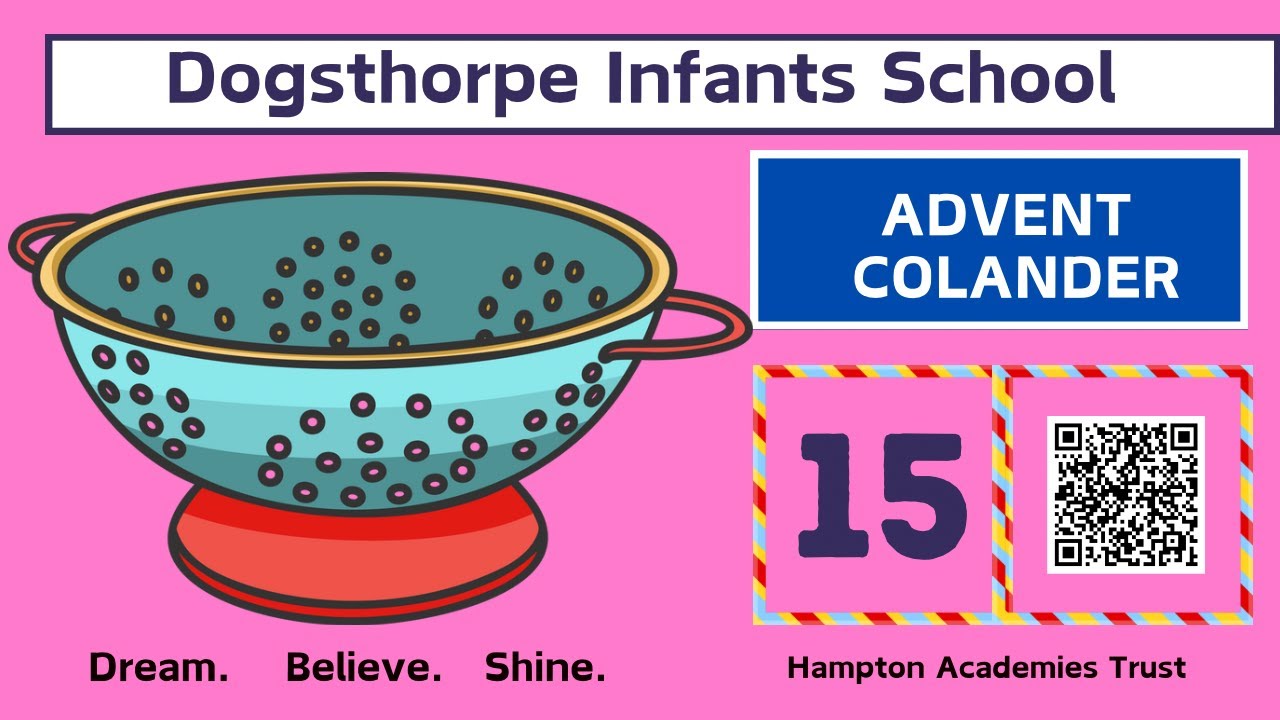 Children’s Advent Colander - YouTube
