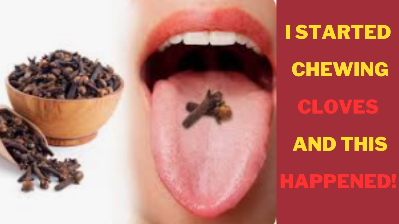 I just started chewing ON CLOVES, and got rid of 10 ailments #cloves, # ...