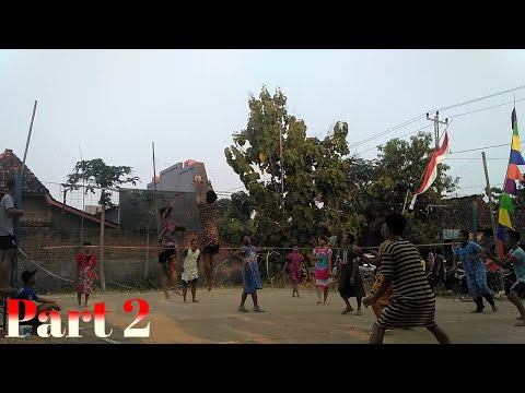 LOMBA Agustusan HUT RI KE 76 volly pakai daster DESA NGAMBAKREJO antar RT part 2