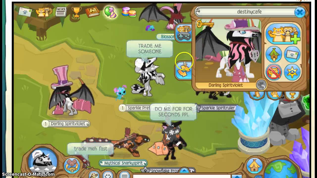animal jam flash trade - YouTube