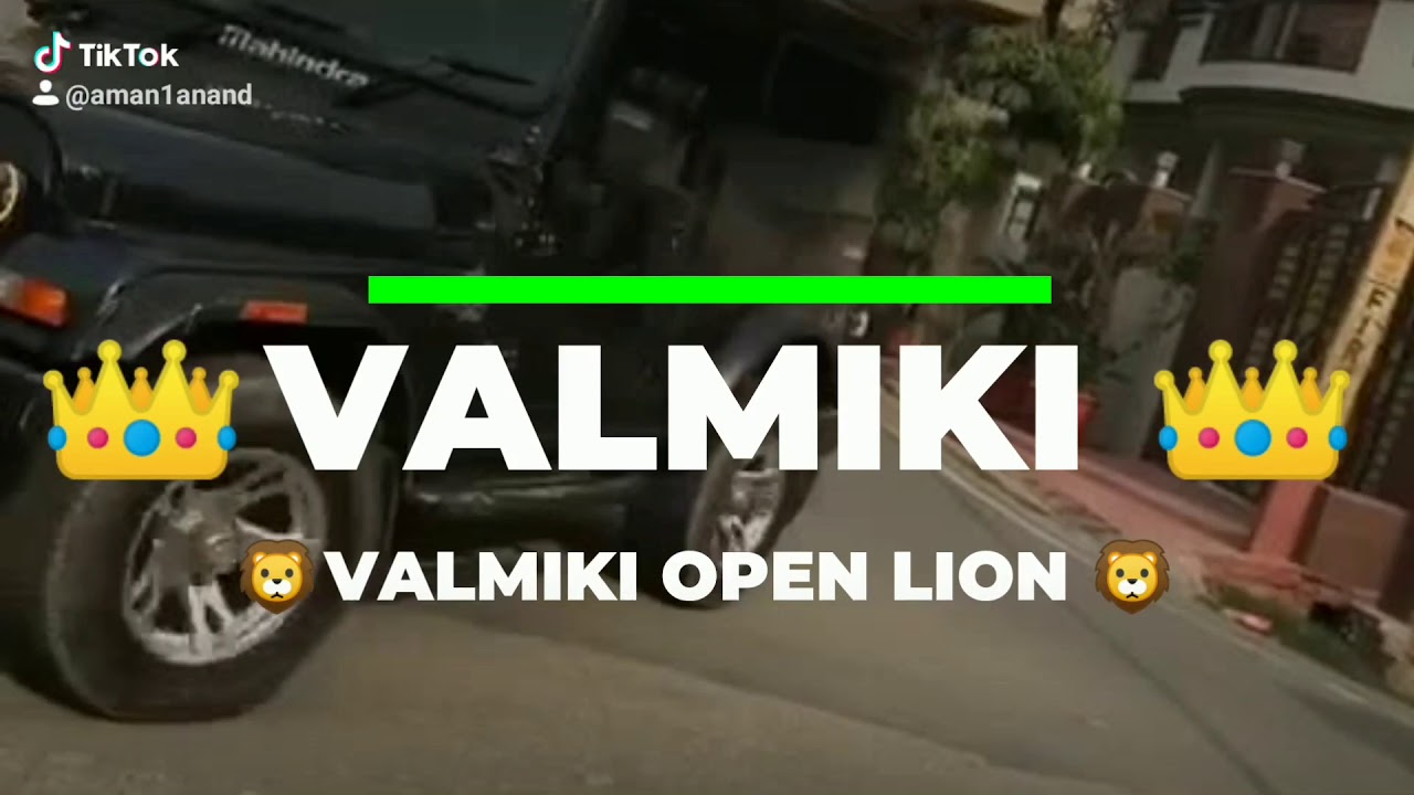 Valmiki open lion - YouTube