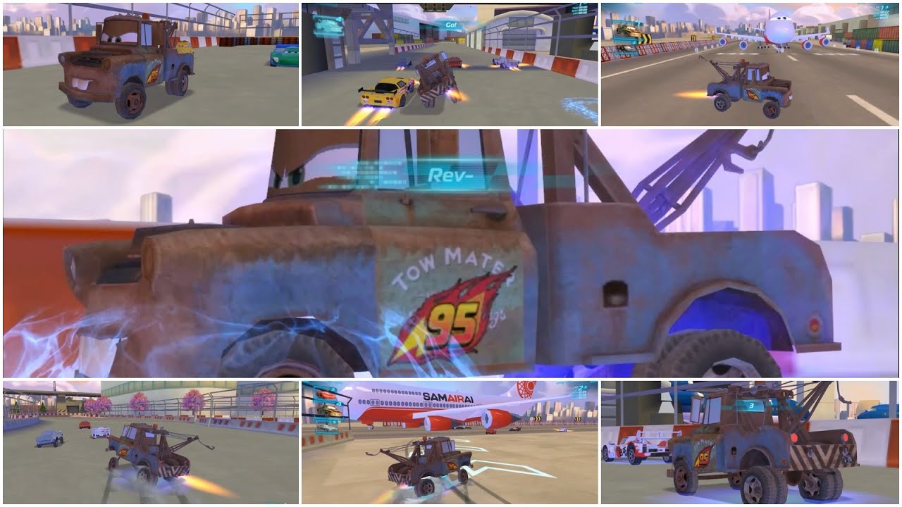 Mater race at Runway Tour, Cars 2 The Video Game PC Gameplay 1080p HD ...