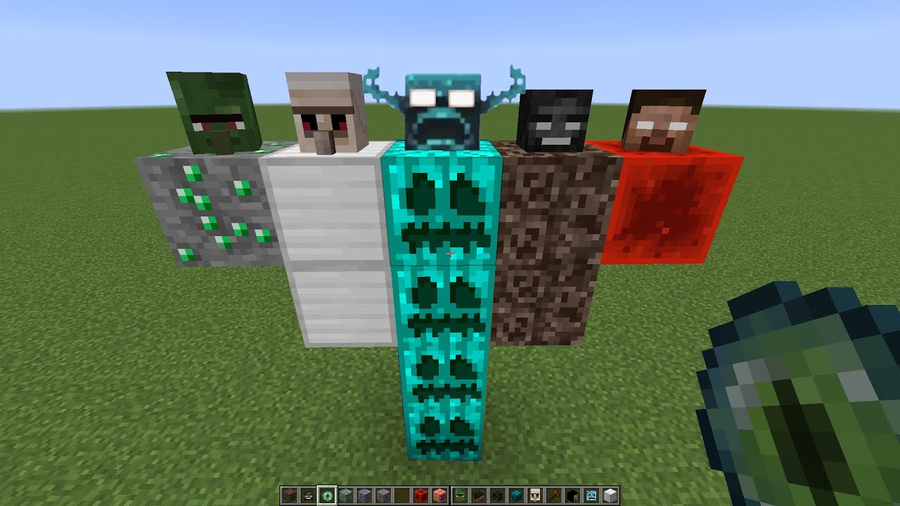 what if you create a WITHER ZOMBIE WARDEN in MINECRAFT - YouTube