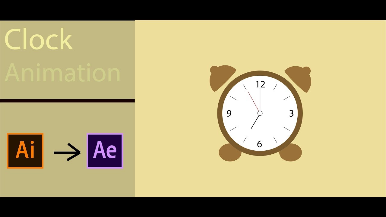 How To Animate A Ringing Alarm Clock In After Effects | Beginners Tutorial - YouTube