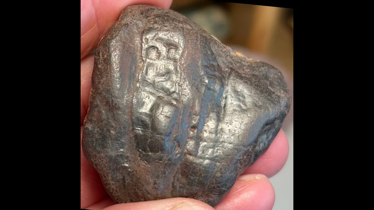 Meteorite “Venus” Paleo Story Stone Figure-A Closer Look - YouTube