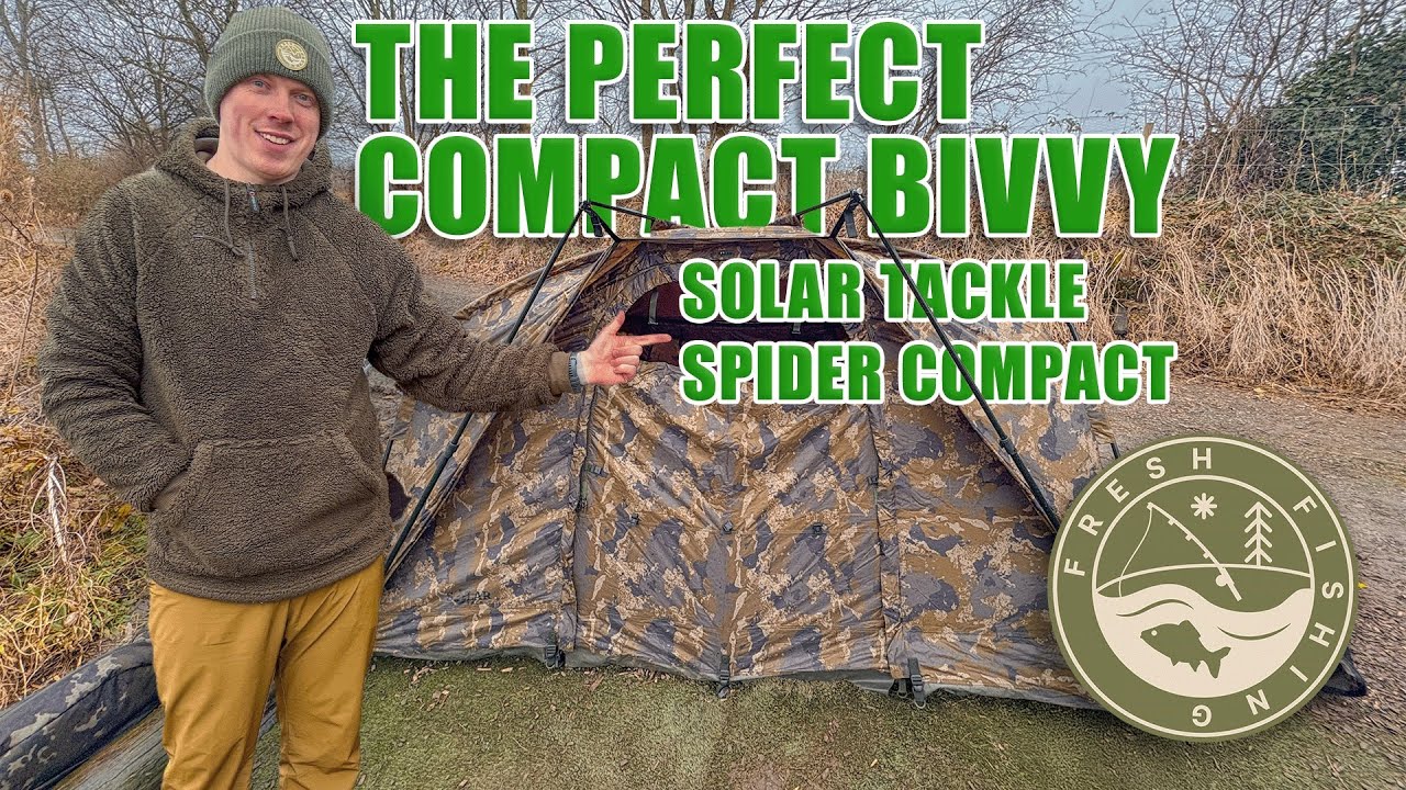 The Perfect Compact Bivvy: Solar Tackle Spider Compact - YouTube