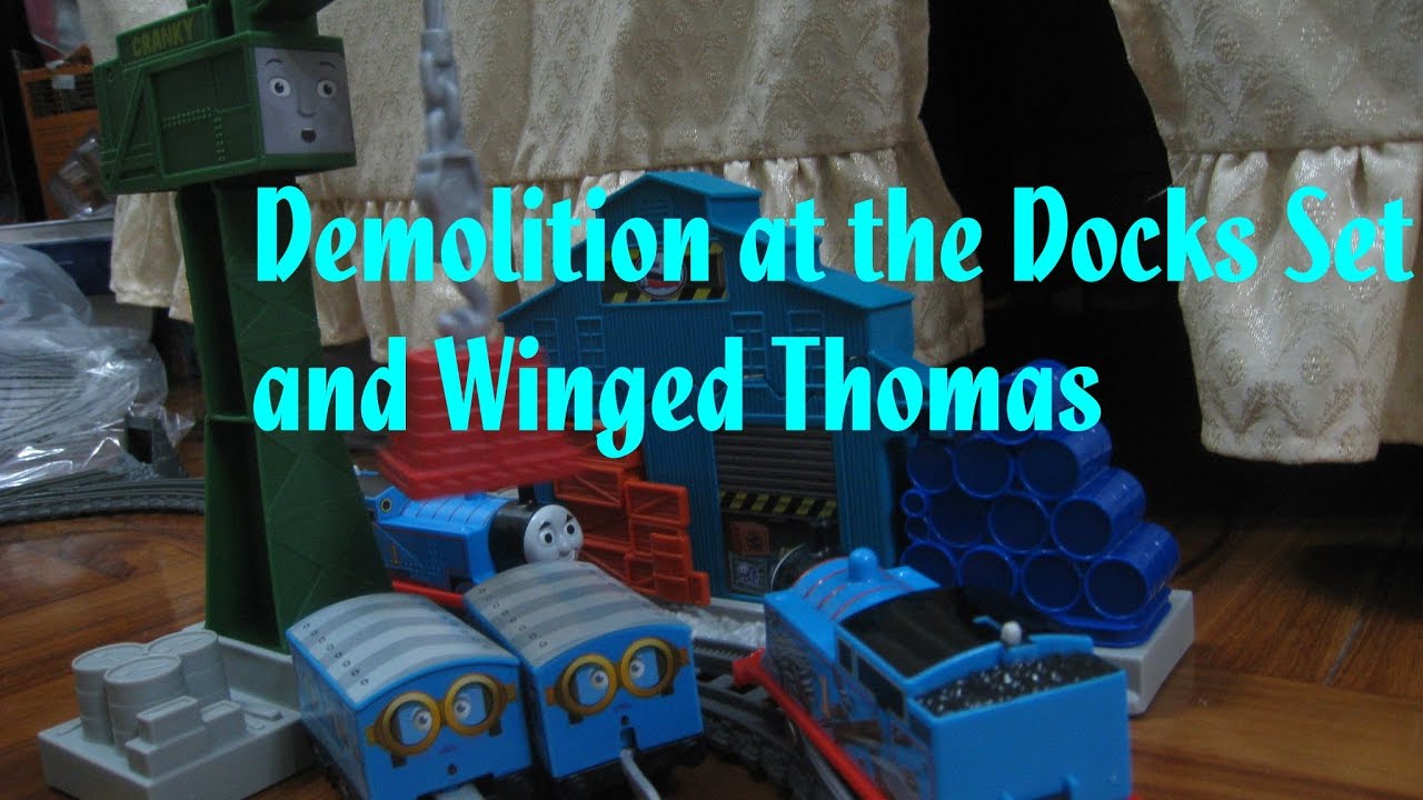 Thomas and Friends Trackmaster 2 Demolition at the Docks Set and Winged ...