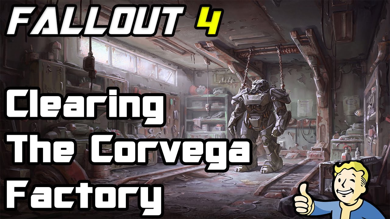 Fallout 4 - Clearing The Corvega Factory (PC) - YouTube