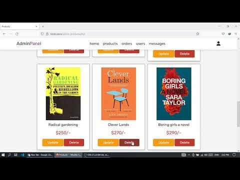 Book Store Website Using PHP and MySQL With Admin Panel - YouTube