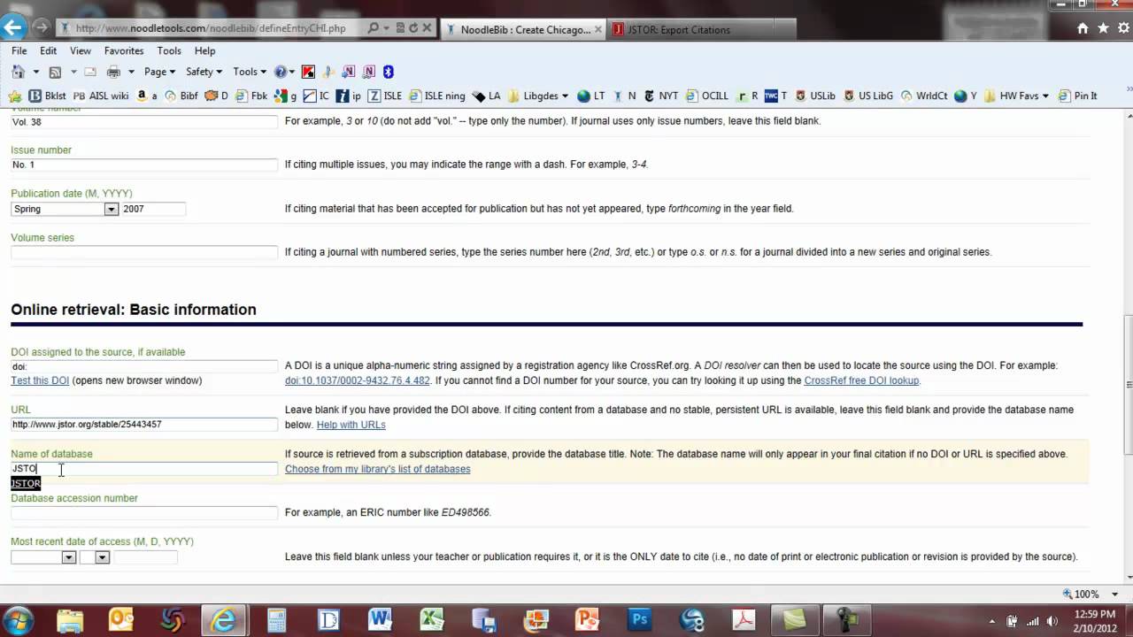 Using NoodleTools to Create a Journal Citation.mp4 - YouTube