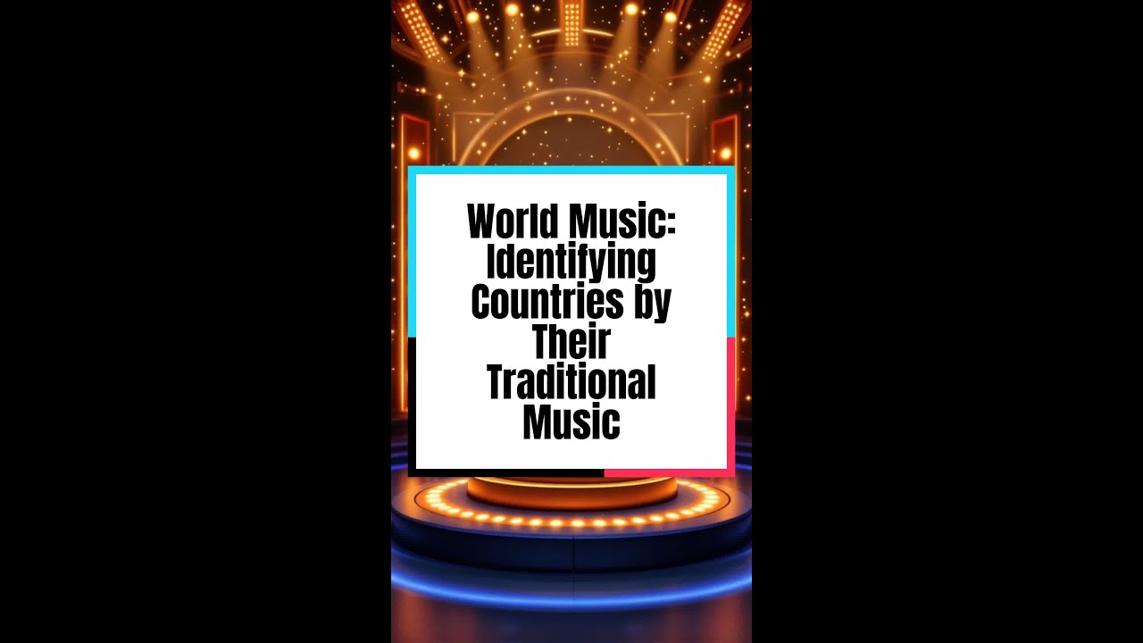 World Music: Identifying Countries by Their Traditional Music - YouTube