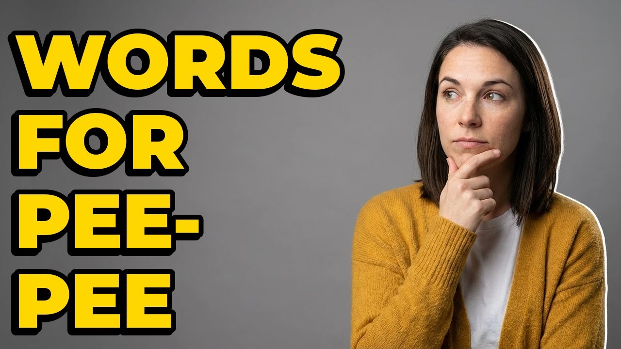 How Do Toddlers Learn The Words 'Pee-Pee' Or 'Urinate'? - YouTube