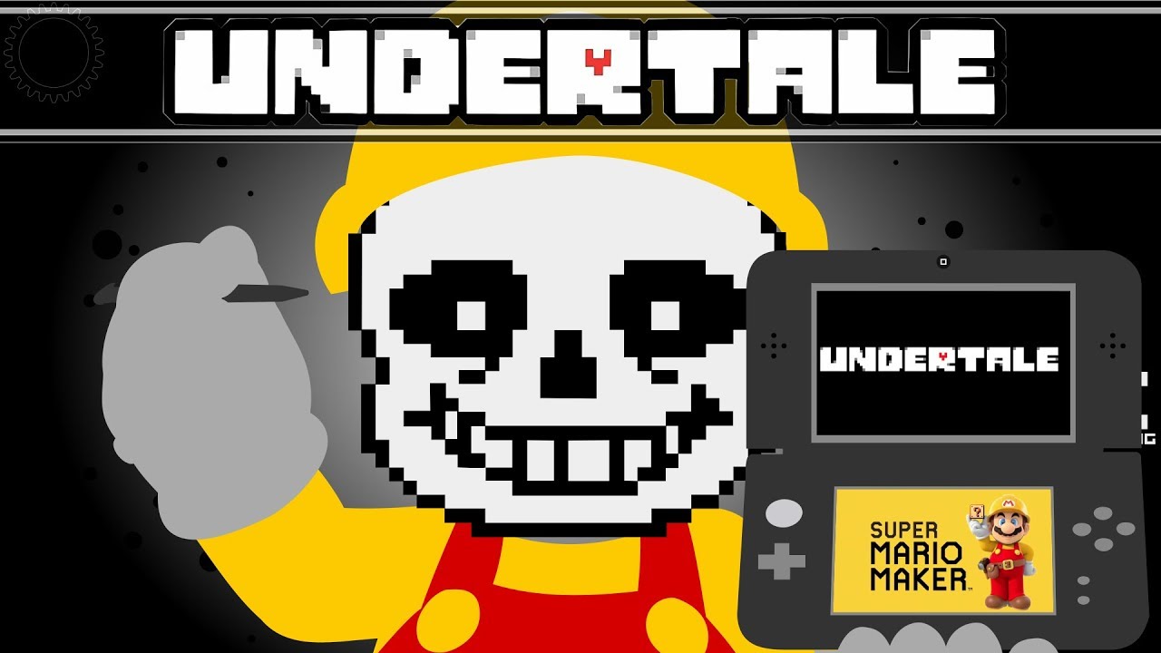 Undertales Combat System Recreated in Super Mario Maker. - YouTube