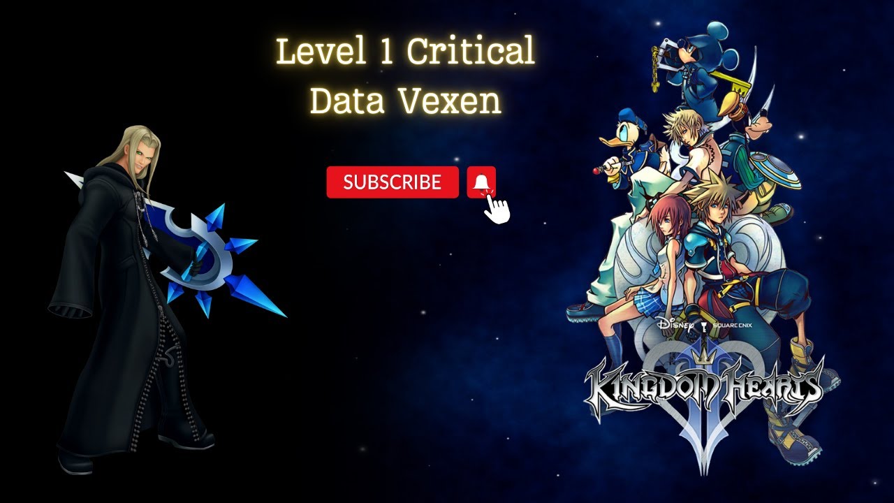 Kingdom Hearts 2 Final Mix - Level 1 Critical Data Vexen - YouTube